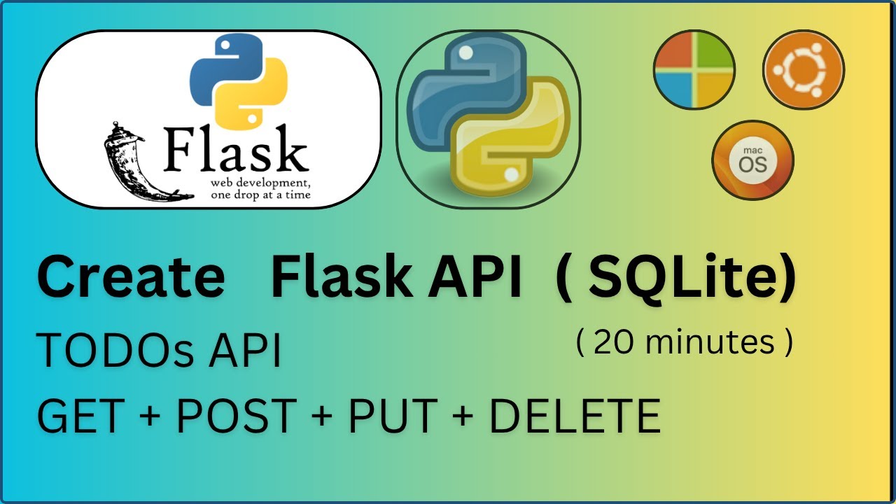 Flask REST API with SQLite Database (Full Tutorial) | Build a Todos App with SQLAlchemy