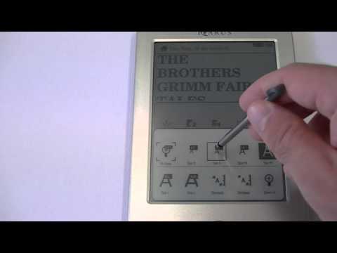 How to change the font size on the Sense G2