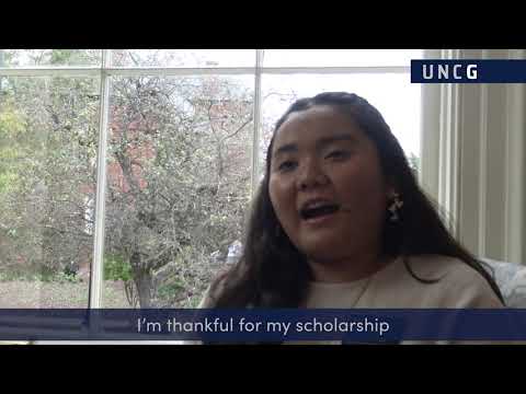 UNCG Light the Way Campaign: Why I'm Thankful for My UNCG Scholarship