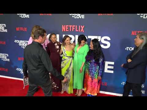'A Tourist's Guide To Love' Cast Arrive at Netflix Premiere