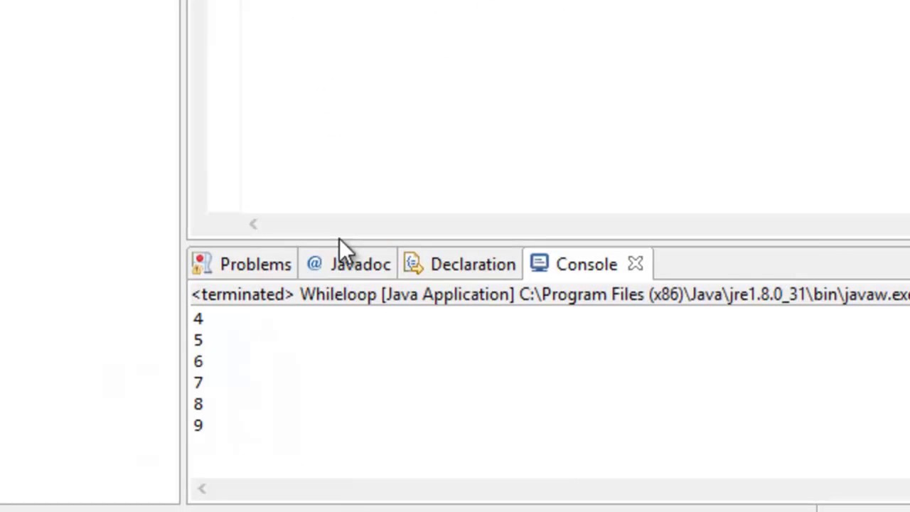 Lesson 14 While Loop JAVA Prog - Sahalsoftware