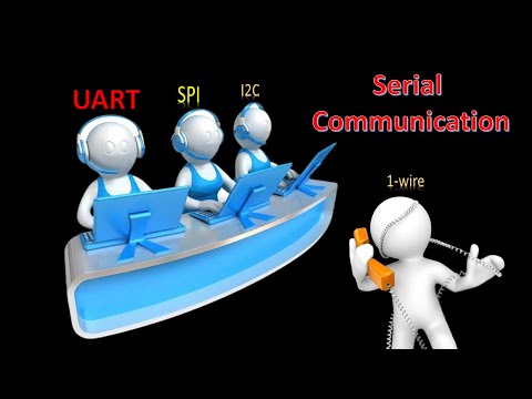 UART , SPI , I2C ,1-Wire serial communication principle