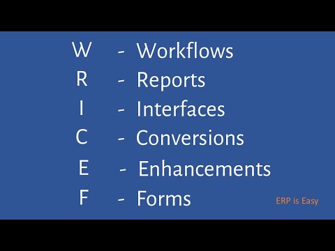 What is WRICEF in SAP? – ERP is Easy