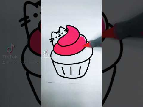 #pusheen #cat #cute #coloring #drawing #satisfying #viral #fypシ #foryou #shorts #fyp