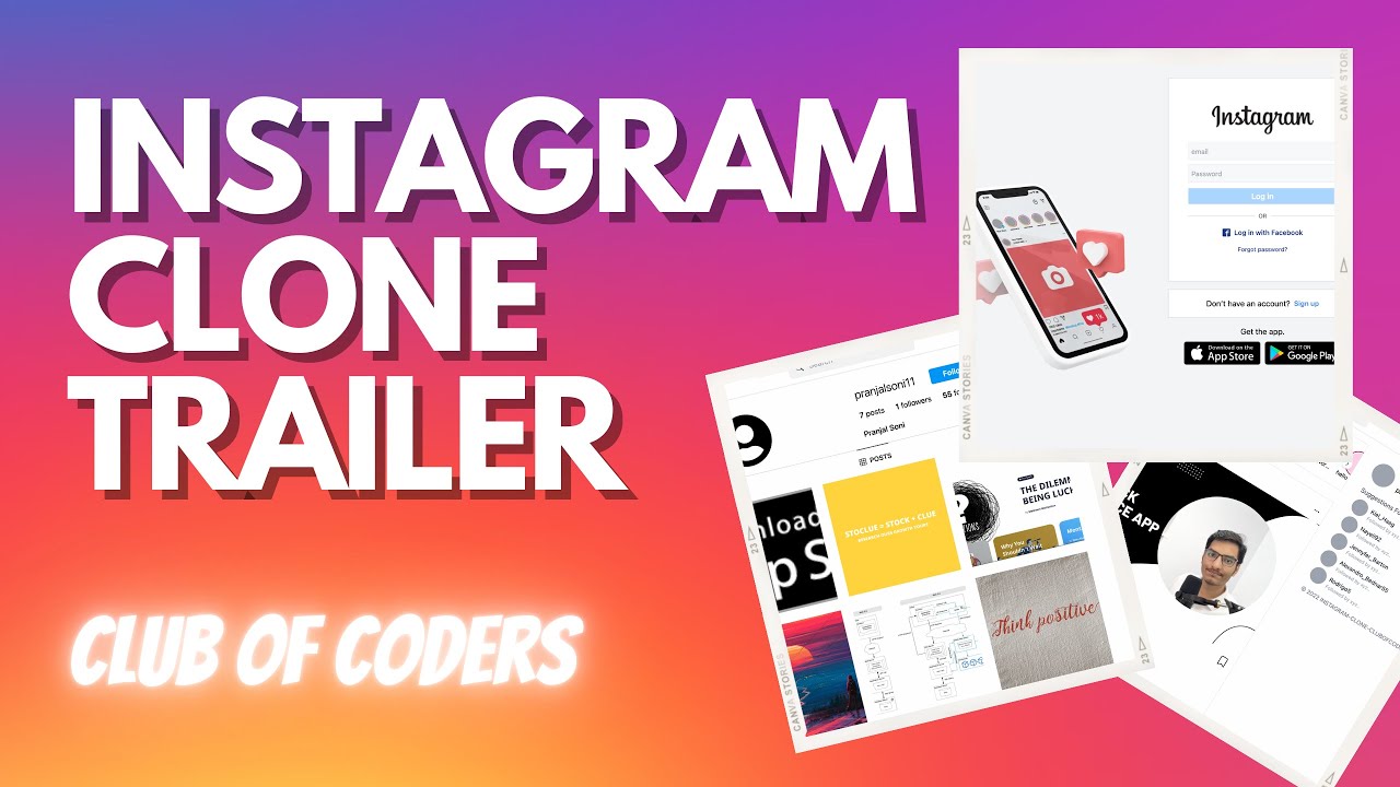 Instagram Clone Trailer || Free tutorial series  || NextJs + Firebase + Tailwind CSS