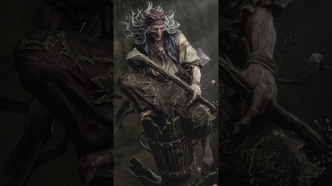 Baba yaga - Баба яга by Sergio Khazov (serghaz) on Artstation
