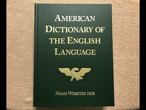 Unboxing the Webster 1828 Dictionary