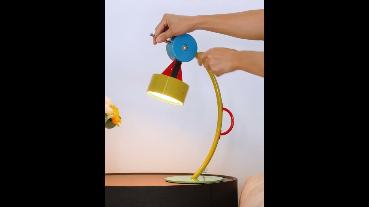 Minimal Meets Playful: Colorful Arc Table Lamp Unboxing + Review