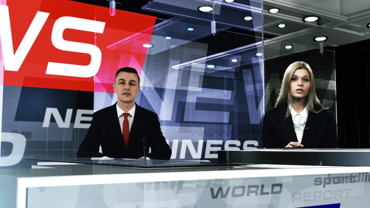 Virtual Studio Set 4K After Effects Template