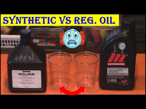 Air Compressor Oil - Synthetic OIL vs Regular Oil