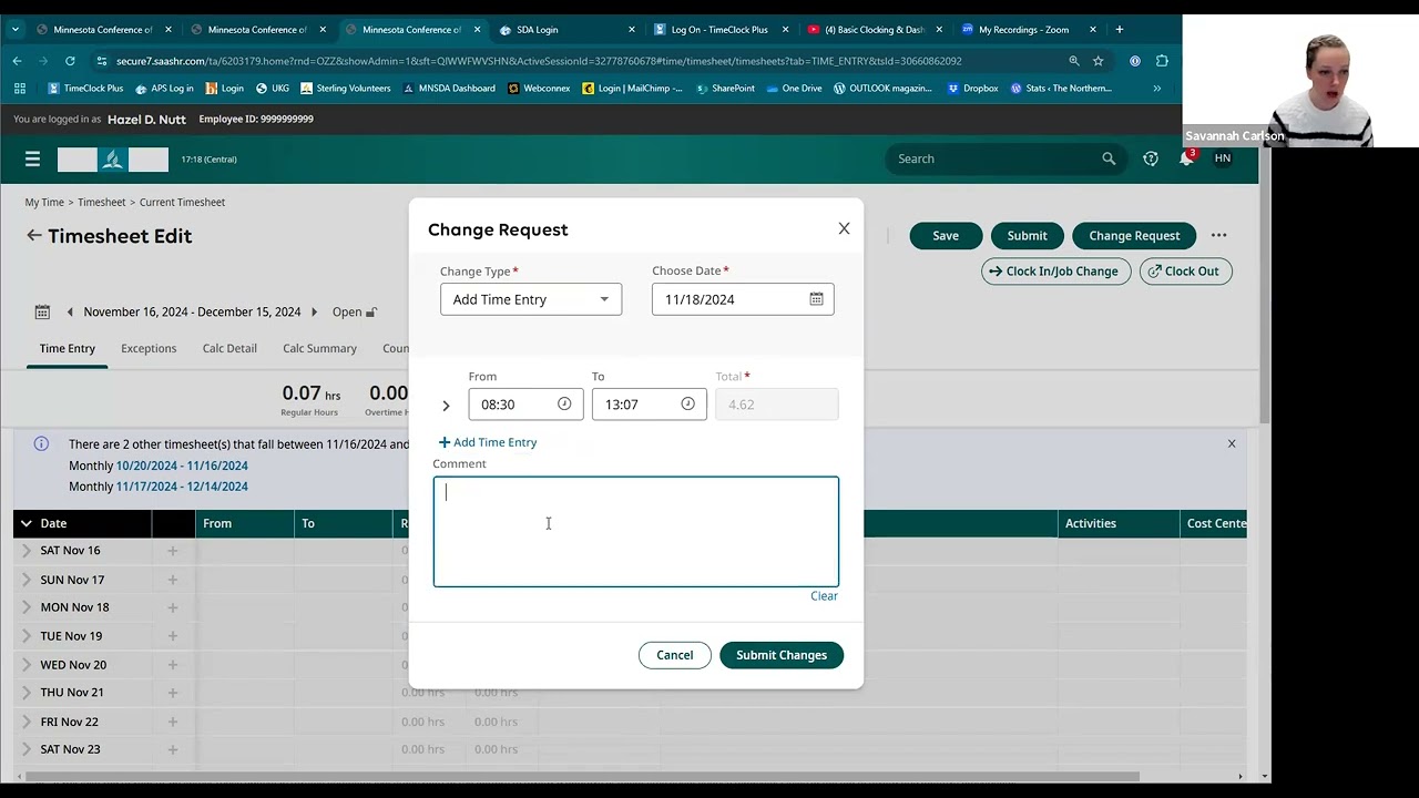 How to Submit Change Requests
