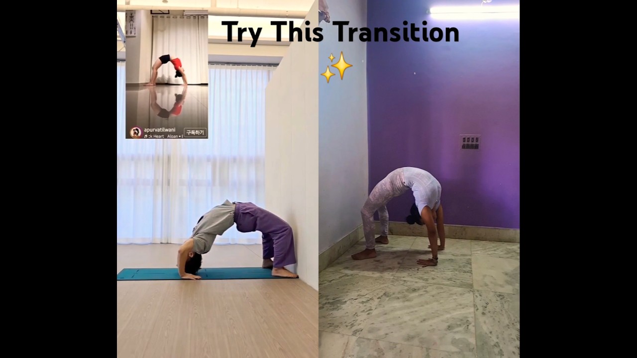 Try This Transition ✨️ | Flow Yoga| #shorts #youtubeshorts #yoga #yogwithdipannita #yogawithadriene