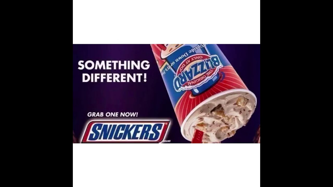DQ snickers blizzard 🥶 Food Review😊