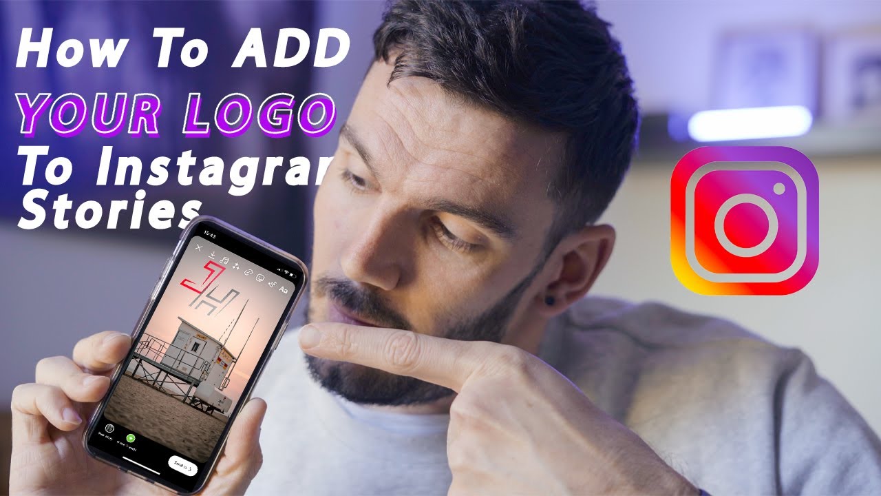 How To Get Your Logo On to Instagram Stories || Tutorial