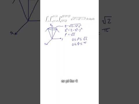 Day 124 - Triple Integral in Spherical Coords