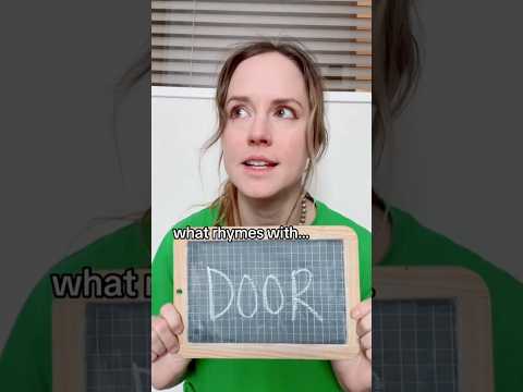 What rhymes with door? #anibrava #whatrhymeswith