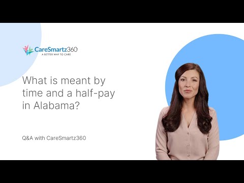 What is meant by time and a half-pay in Alabama?
