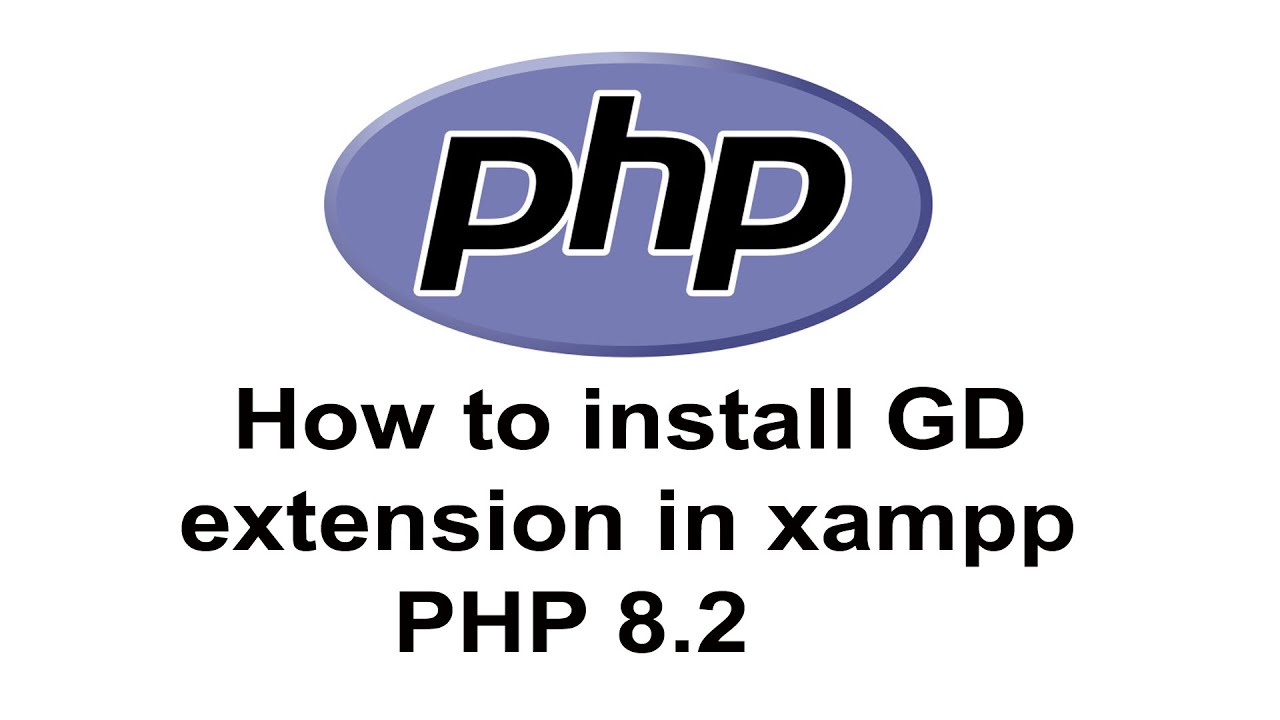 How to install GD Library in PHP 8.2 XAMPP | How to enable GD extension in XAMPP | PHP Tutorial