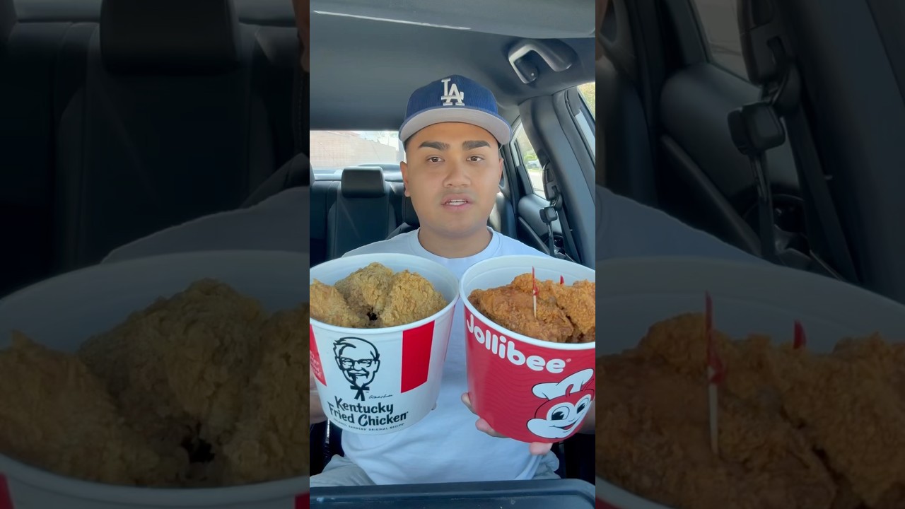Jollibee or KFC 🤔 #fastfood #shorts