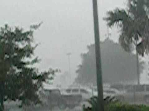 Lightning strikes in Brunswick, Georgia on August 12, 2009