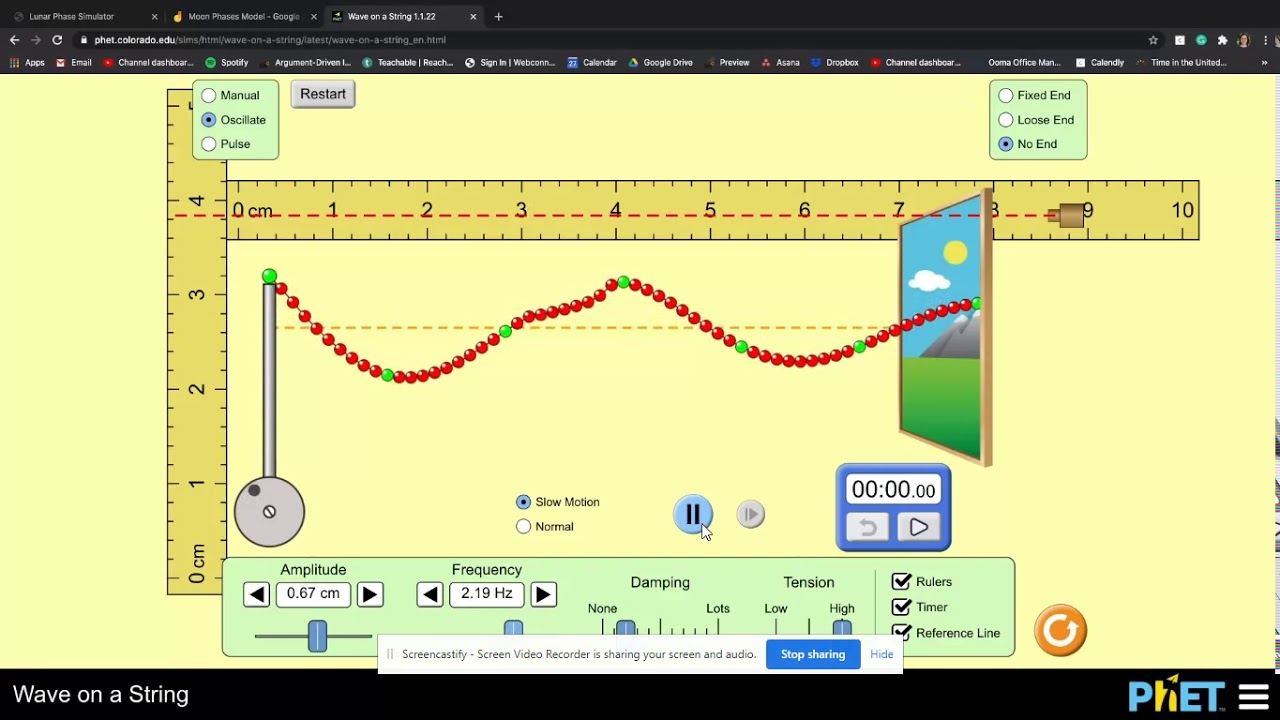 ADI PS09: Wave on a String PhET Simulation