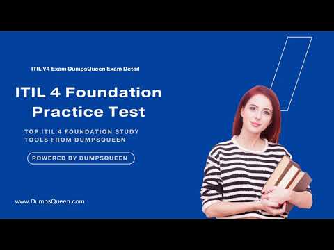 Download Complete ITIL V4 Exam Questions and Answers PDF from DumpsQueen