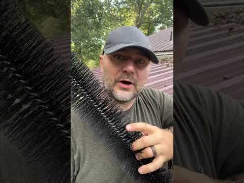 Easiest DIY Gutter Guard Leaf Filter - No Tools Cutting or Fasteners