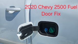 2020-2026 Silverado & Sierra HD Fuel Door: Why It Flaps Open and How to ...