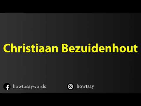 How To Pronounce Christiaan Bezuidenhout
