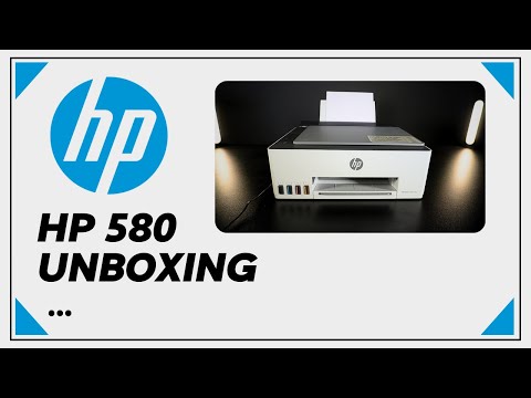 HP Smart Tank 580 All-in-One Printer ( Unboxing )