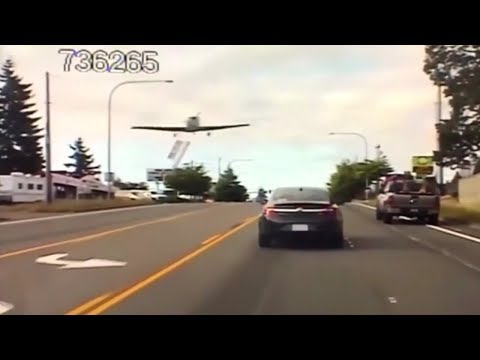 The plane had to make emergency landing on the road