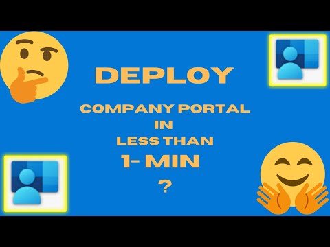 Deploy Company Portal App Using New Windows Store Apps | Company Portal Application