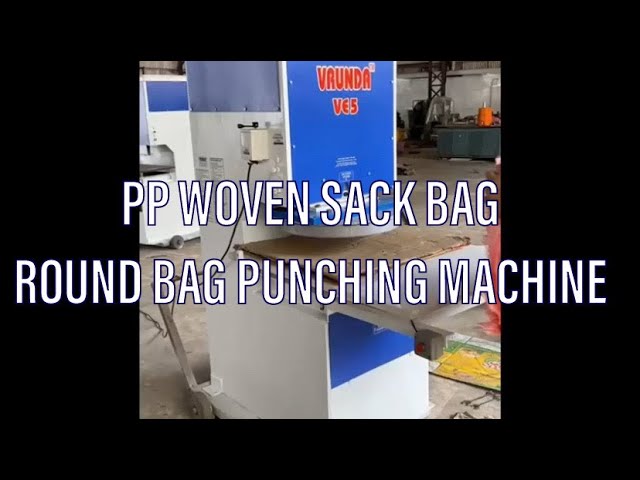 Plastic Carry Bag Punching Machine - VRUNDA Semi-Automatic Carry Bag ...