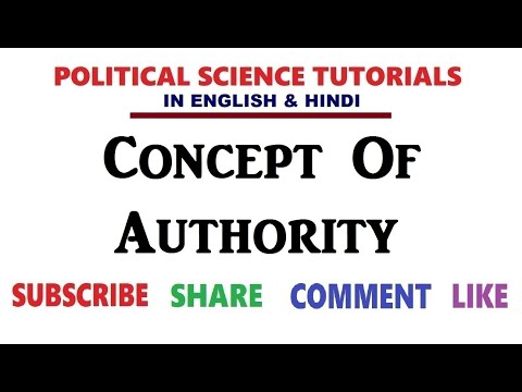 Concept of Authority