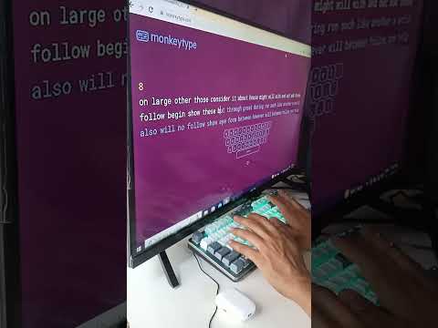 Monkeytype typing speed 52 WPM accuracy 100% #shots #tranding #typing