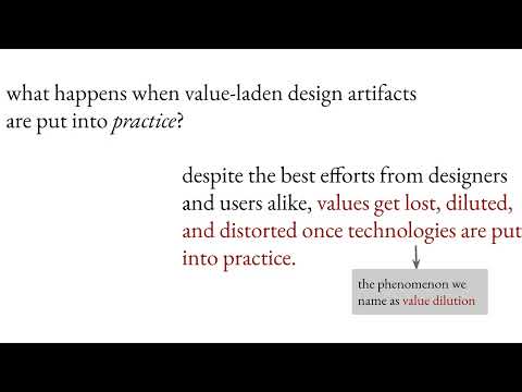 Design Values in Action: Toward a Theory of Value Dilution