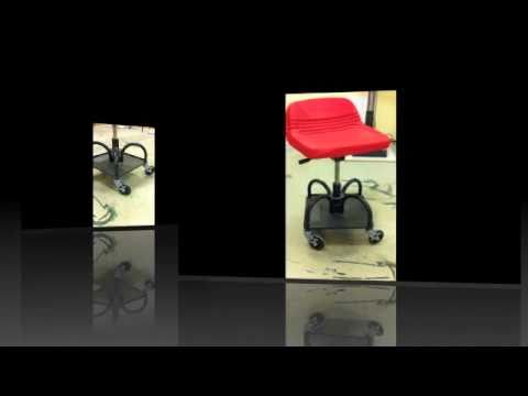 Snap On (like) Stool with One Cool Casters by MARSHALL MOTOART