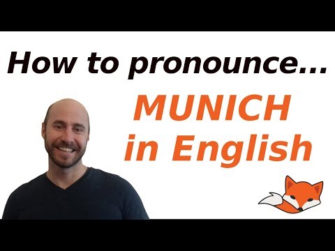 How to pronounce Munich in English - It's not München!