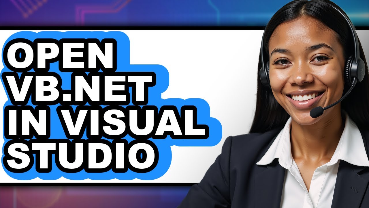 How to Open Vb.net in Visual Studio (only Way)