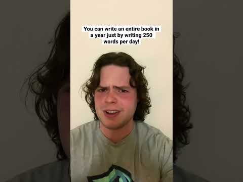 How Many Words Do I Have to Write to Finish a Book in a Year #writer #writing #writingcommunity