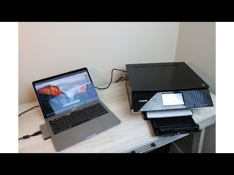MacBook Pro (2019) Tutorial How to Print Without a Wireless Connection