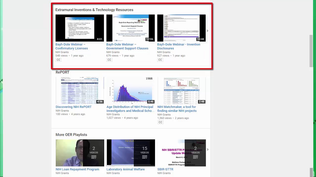 NIH Grants Introduction