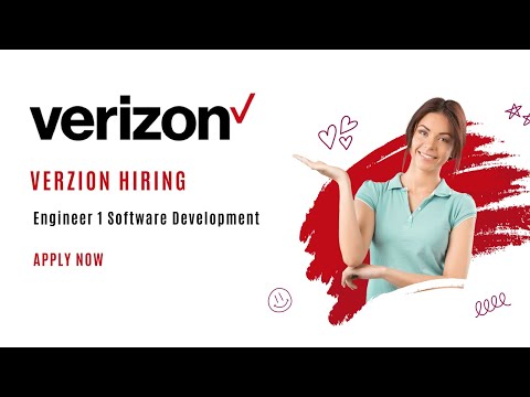 Verizon Hiring Engineer 1 Software Development