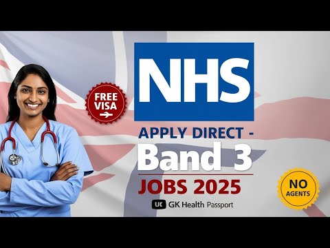 NHS Band 3 Healthcare Assistant Jobs 2025 | Visa Sponsorship & Direct Apply – No Agents!