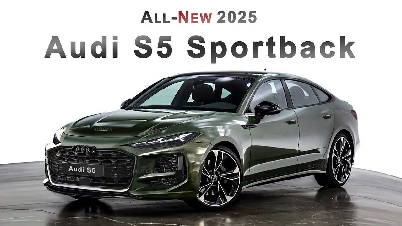 Stylish 2025 Audi S5 Sportback Gains 500-HP Plug-in Hybrid and Ritzy ...