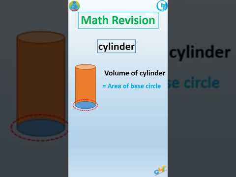volume of cylinder | MATH Revision
