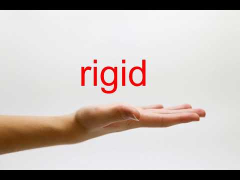 How to Pronounce rigid - American English