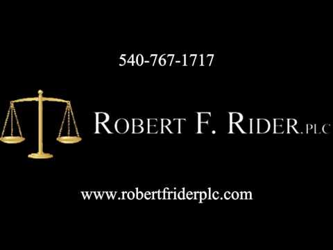 DUI/DWI Attorney Robert F. Rider Law - Roanoke VA Attorney