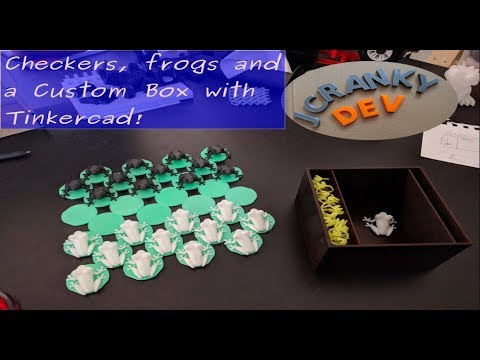 🐸 Frog Checkers Box・Free STL File for ・Cults