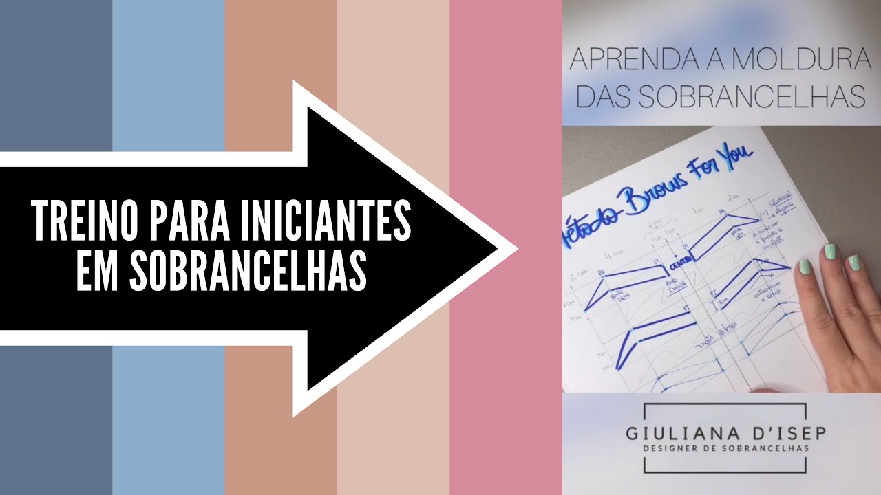 Treino para Iniciantes em Design de Sobrancelhas | Giuliana D’Isep